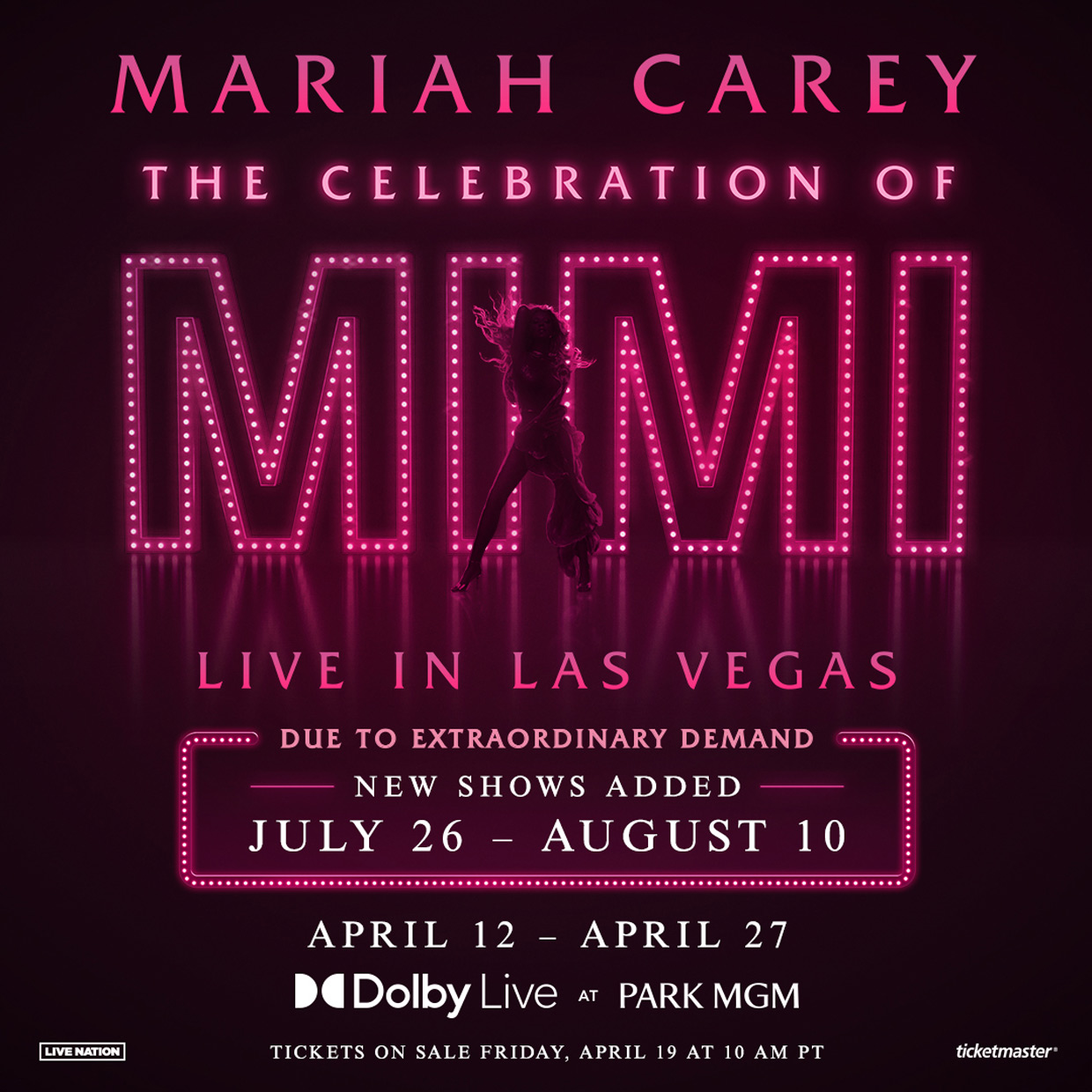 Mariah Carey Adds Dates to Her ‘Celebration of Mimi Live in Las Vegas ...